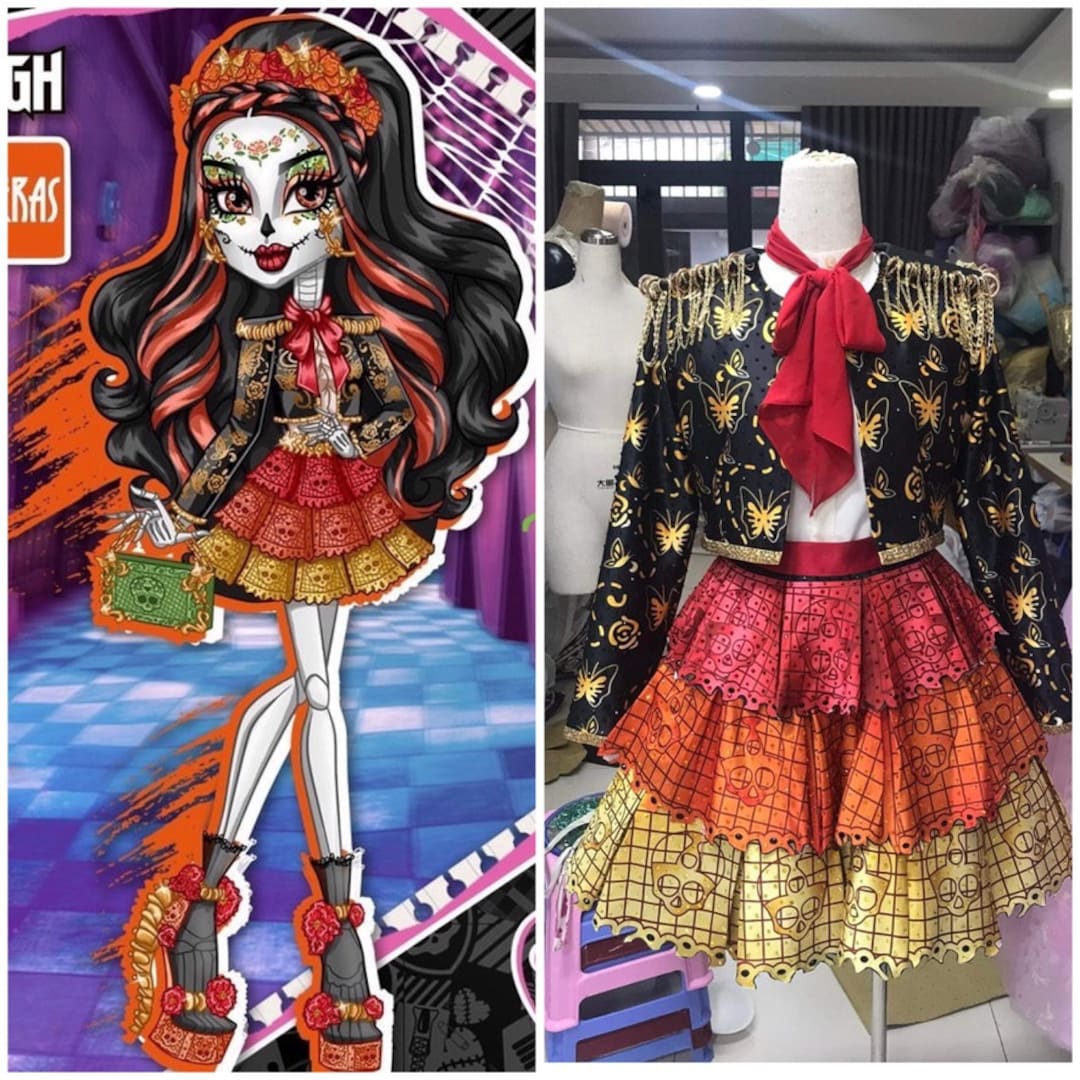 The Skelita Calaveras Costume Cosplay With High-quality Details - Etsy