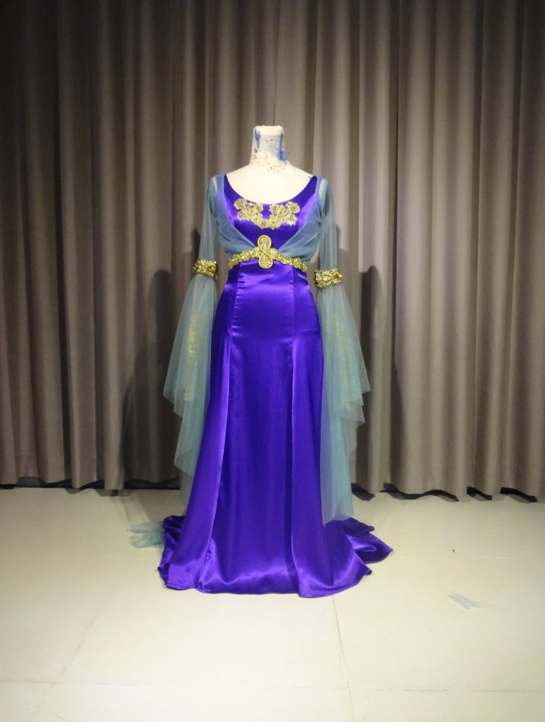 Merlin Morgana Purple Dress