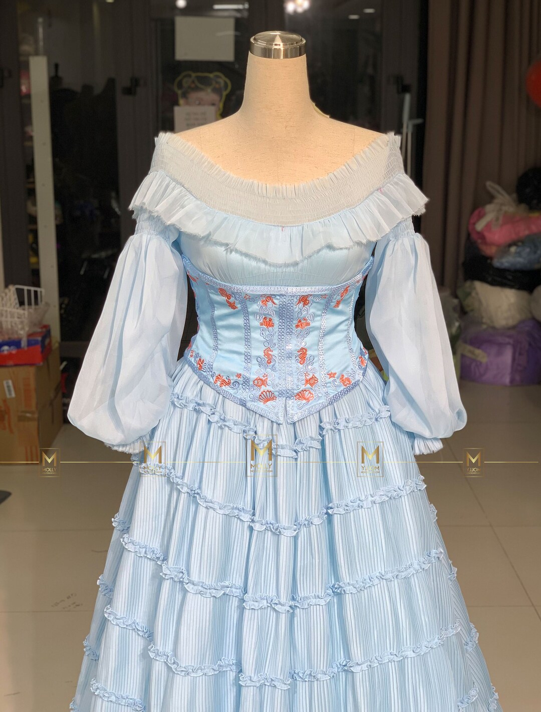 Little Mermaid Ariel Live action Costume Cosplay Disney Ariel Etsy