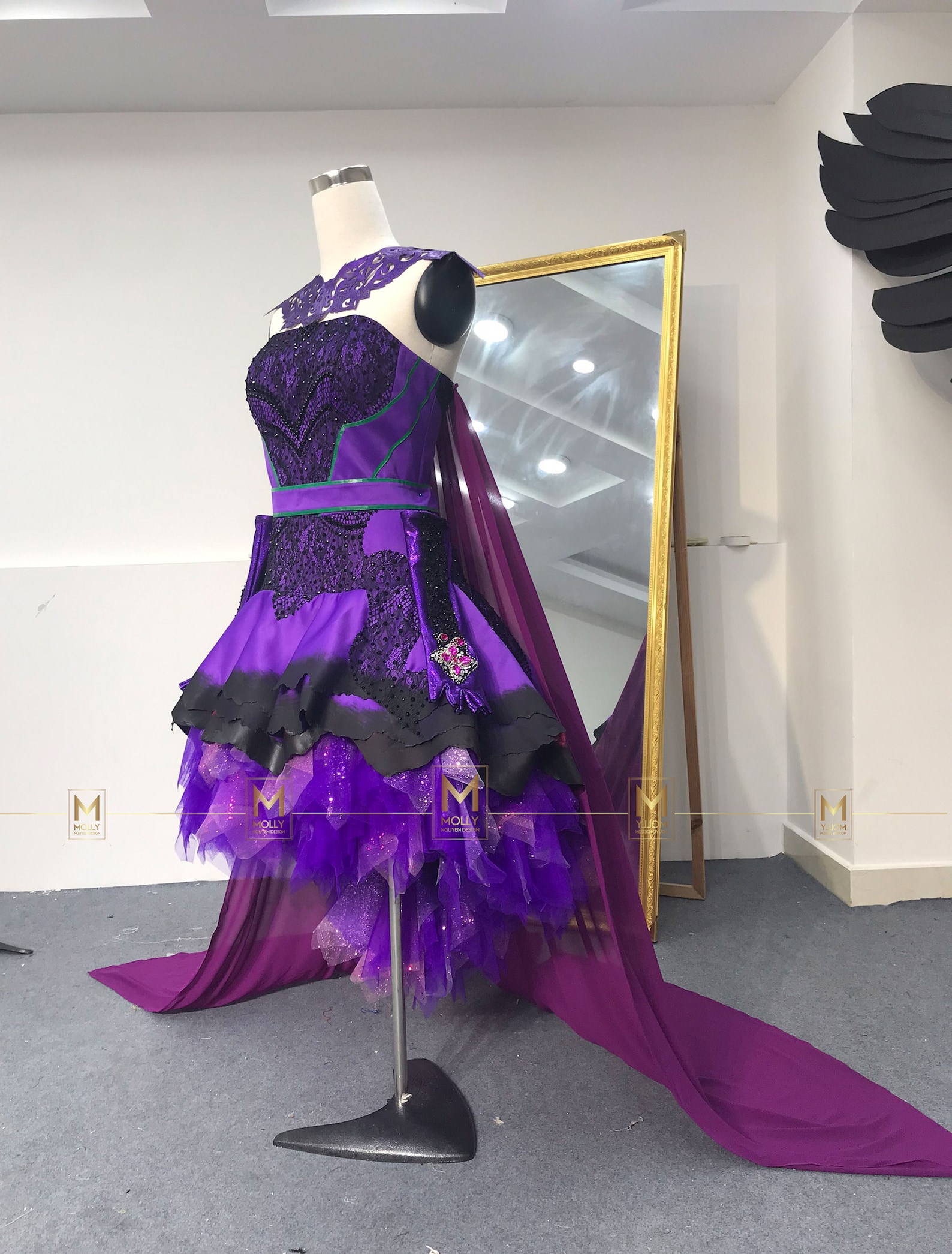 Mal Descendants Dress - Mal Descendants Outfit Short Version - Cosplay ...