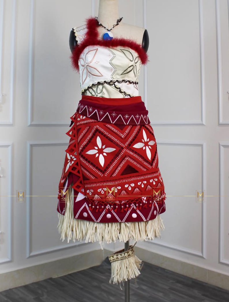 The Moana 2 Dress Embroidery Version Inspired Cosplay - Cosplay Moana ...