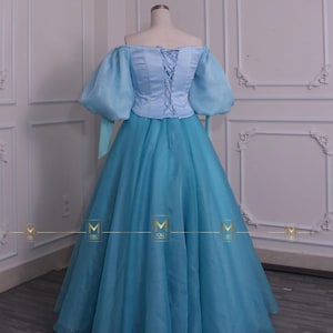 The Little Mermaid Inspired Blue Gown Cosplay - Cosplay Princess - Etsy