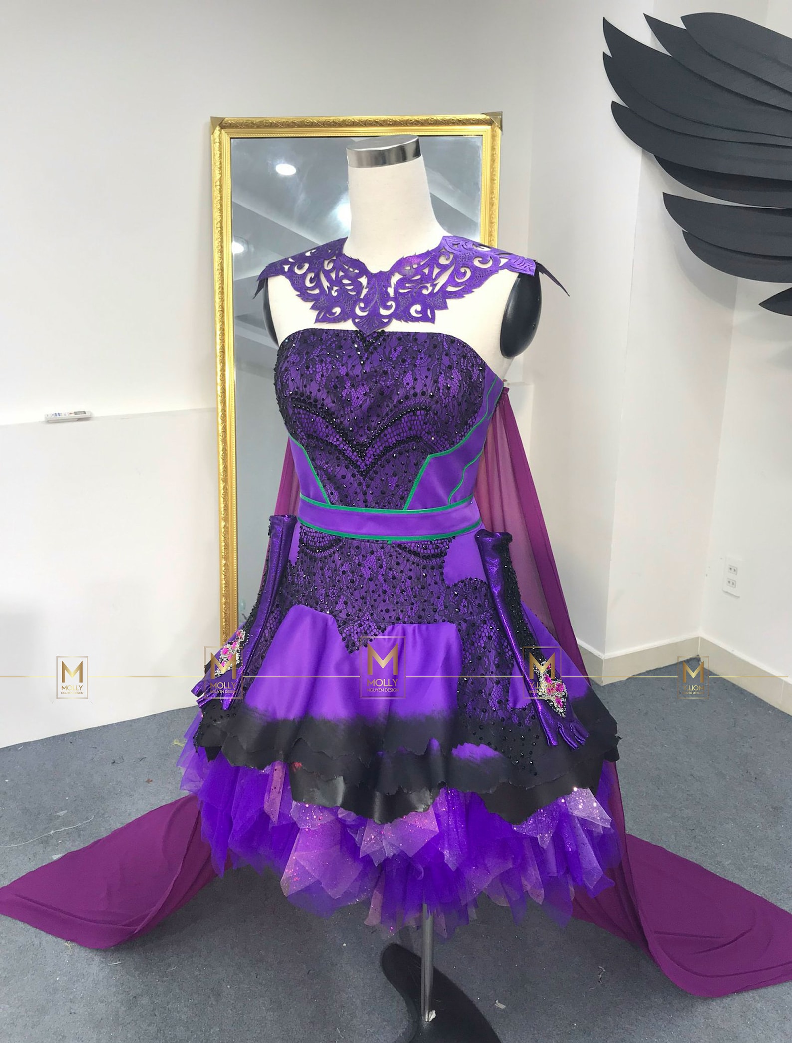 Mal Descendants Dress - Mal Descendants Outfit Short Version - Cosplay ...