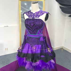 Mal Descendants Dress - Mal Descendants Outfit Short Version - Cosplay ...