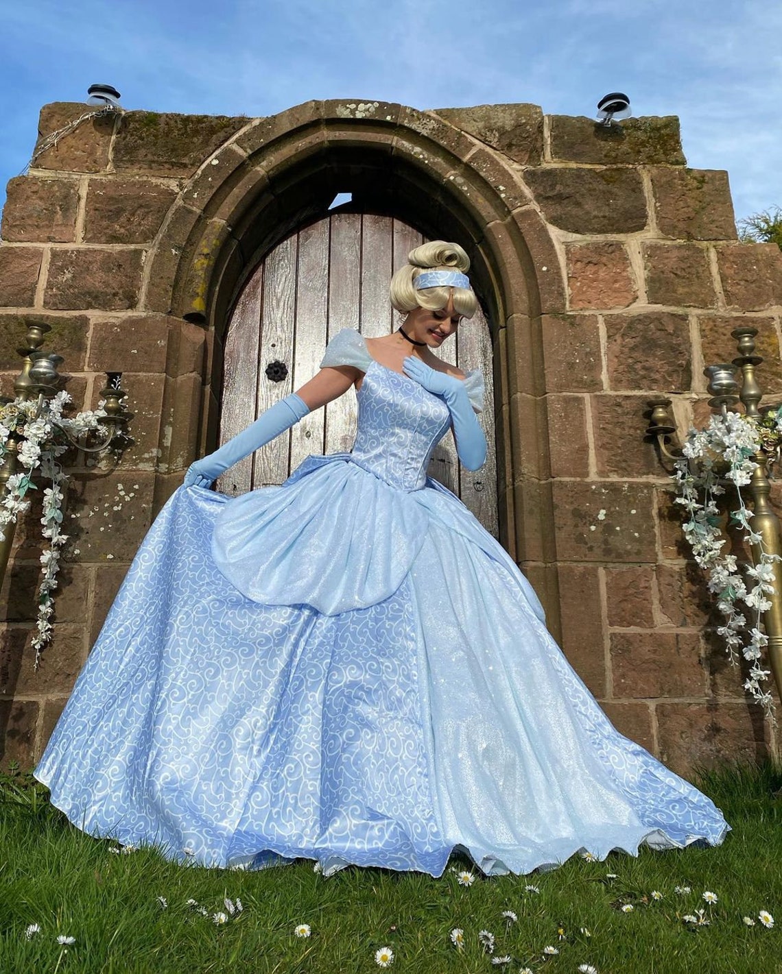 Cinderella Disney Park Inspired, Cinderella Adult Costume Cosplay Dress ...