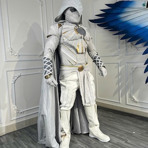 Full Set Moon Knight Costume High Quality - Cosplay Moon Knight Suit ...