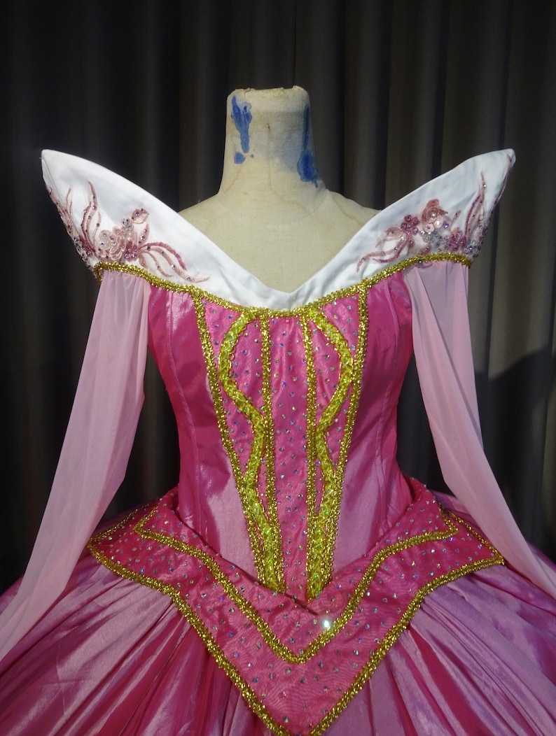 Pink Aurora Princess Adult Costume Disney Cosplay Etsy