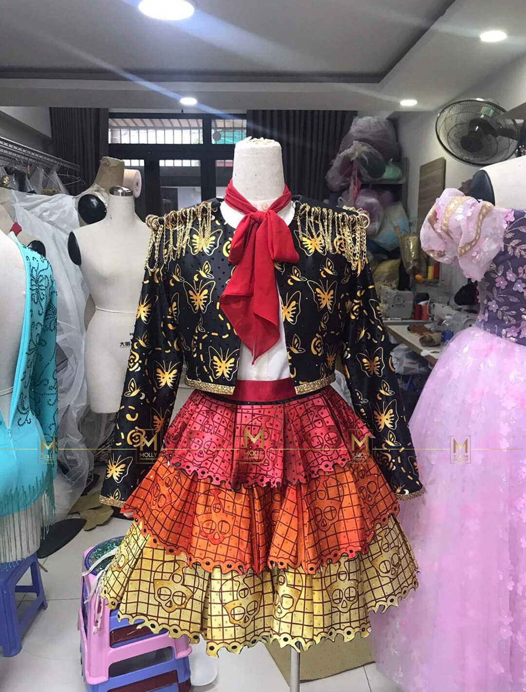 The Skelita Calaveras Costume Cosplay With High-quality Details - Etsy