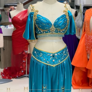 Princess Jasmine Blue Inspired Doll, Jasmine Adult Cosplay, Jasmine ...