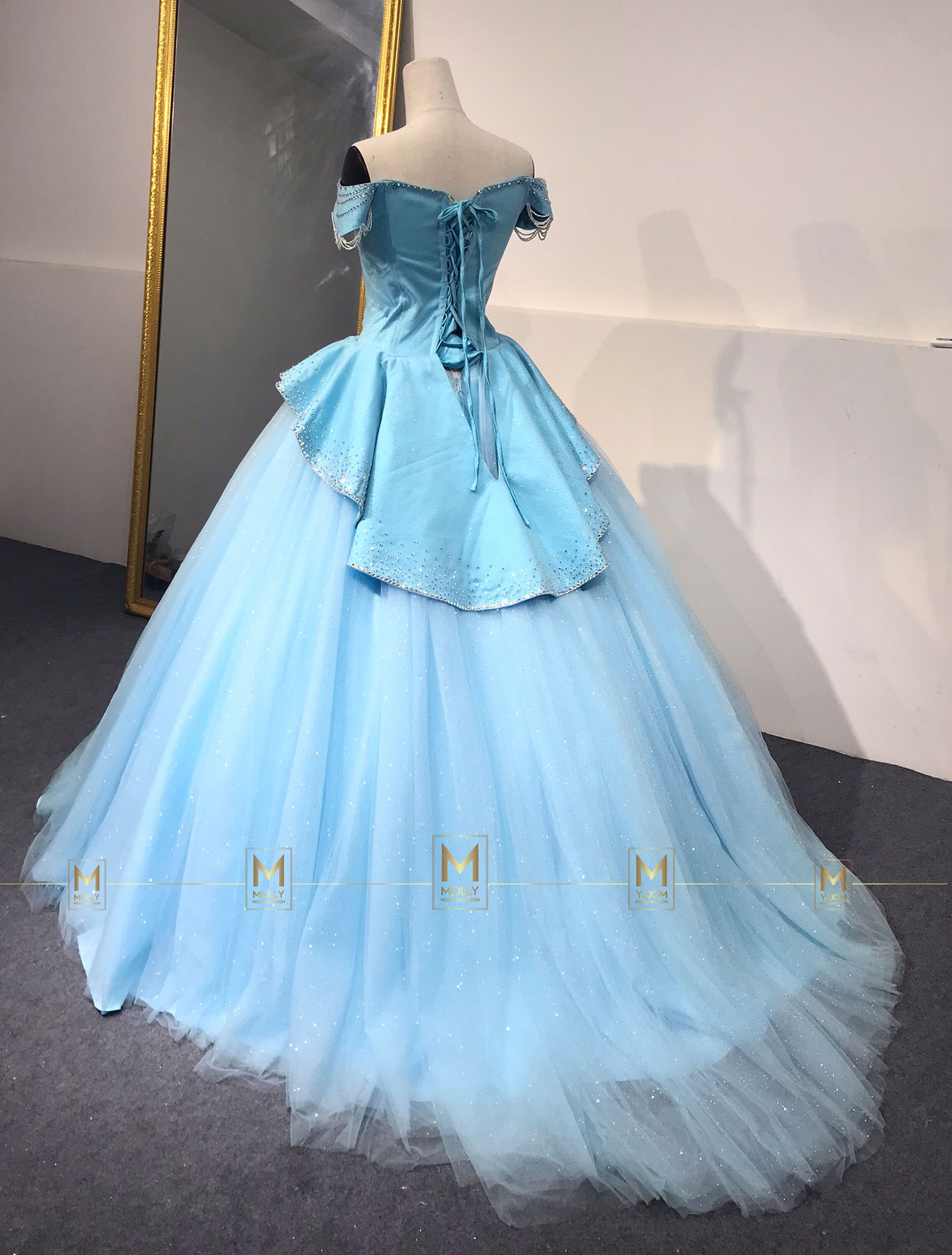 Brandy Cinderella Costume in Blue Verison - Cinderella Dress ...