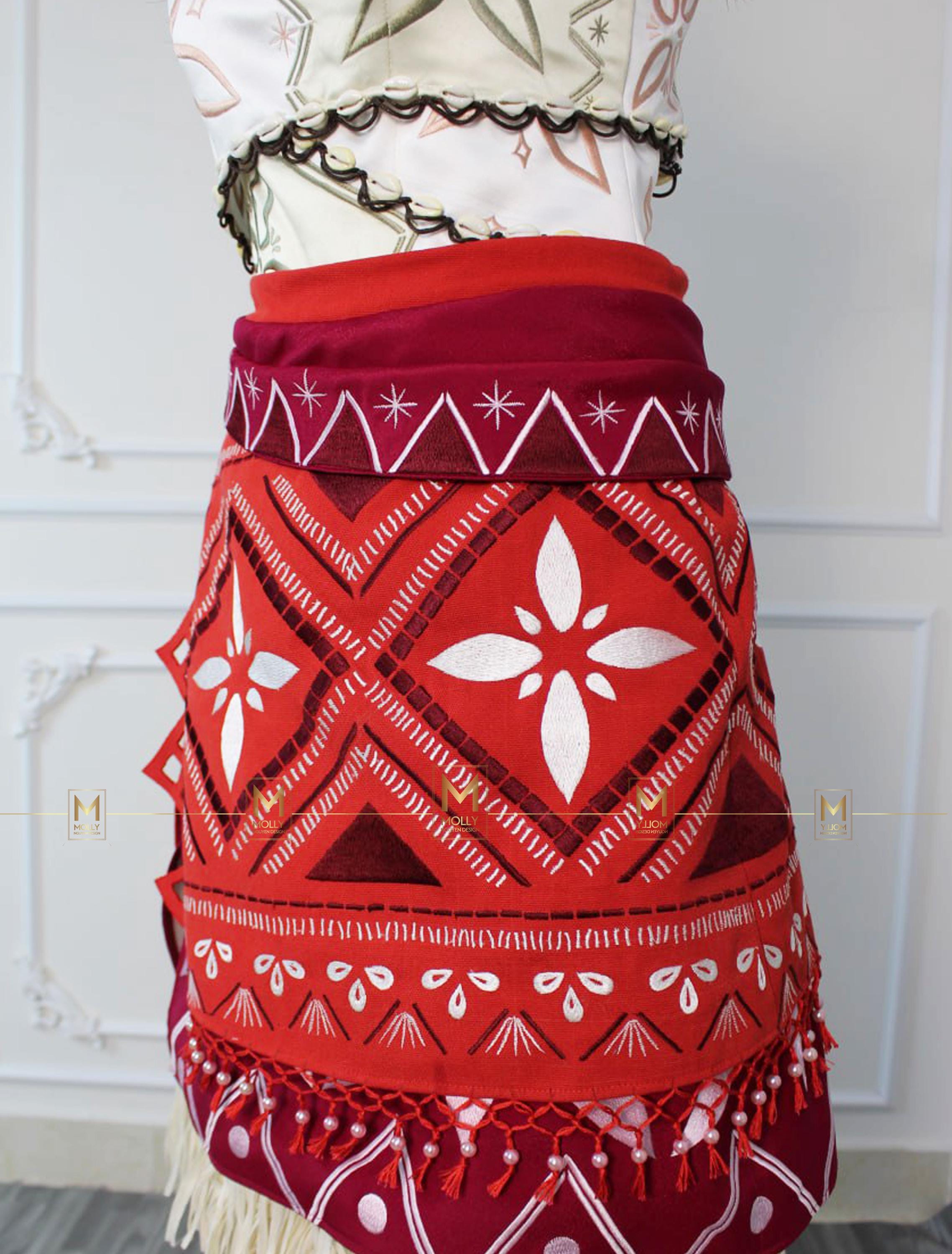 The Moana 2 Dress Embroidery Version Inspired Cosplay - Cosplay Moana ...