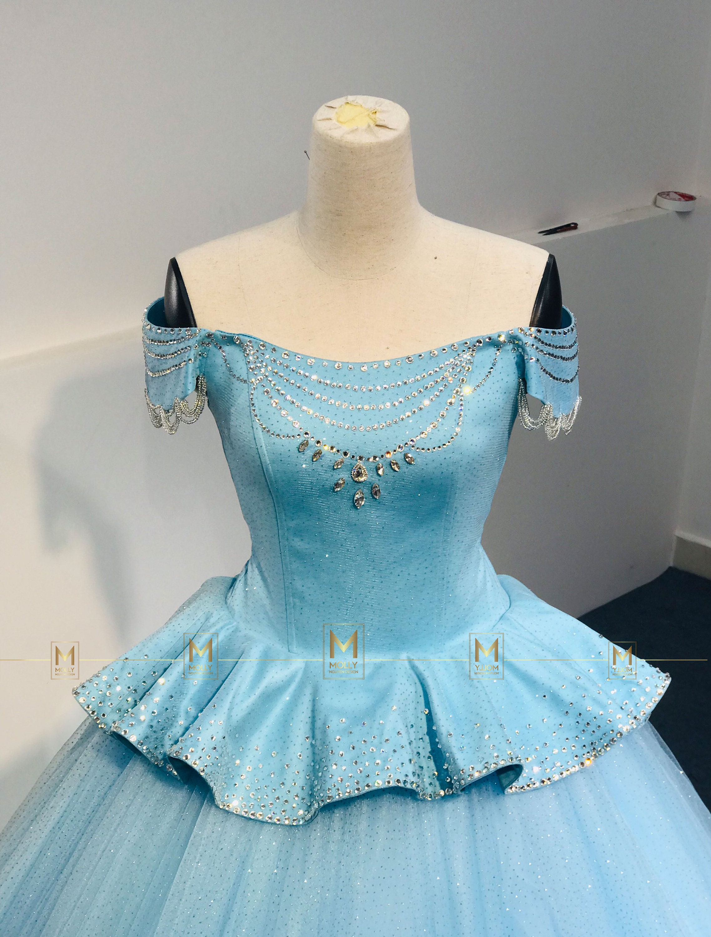 Brandy Cinderella Costume in Blue Verison - Cinderella Dress ...