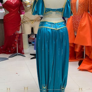 Princess Jasmine Blue Inspired Doll, Jasmine Adult Cosplay, Jasmine ...