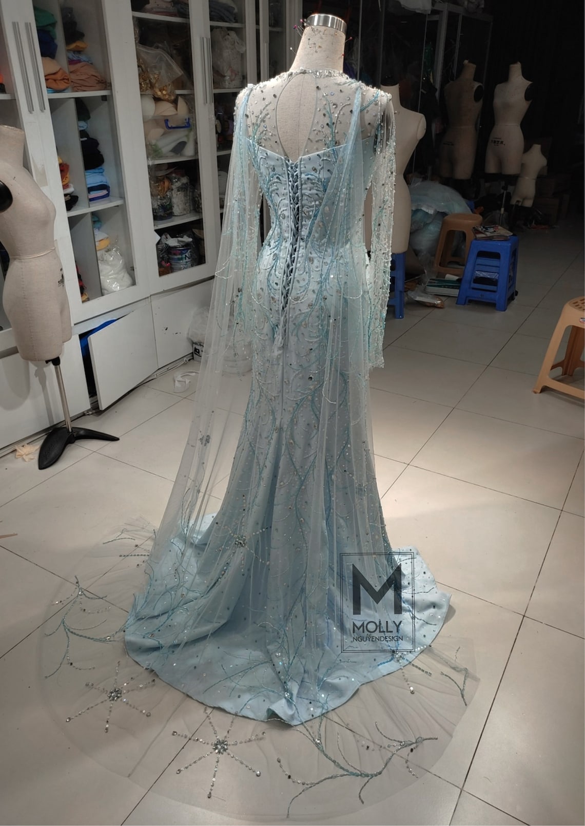 Elsa Broadway Inspired Costume, Adult Elsa Costume, Disney Inspired ...