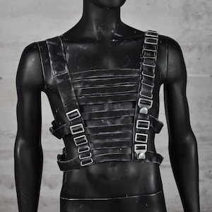 Techwear Harness Vest - Post Apocalyptic Costume Accessory - Cyberpunk ...