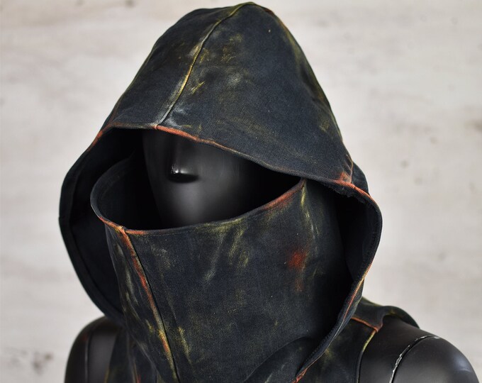 Distressed Post Apocalyptic Hood - Alternative - Black Urban Hood ...