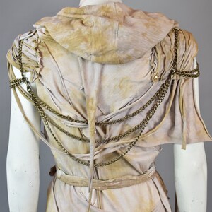 Wasteland Queen Gown - Post Apocalyptic Costume - White Festival Dress ...