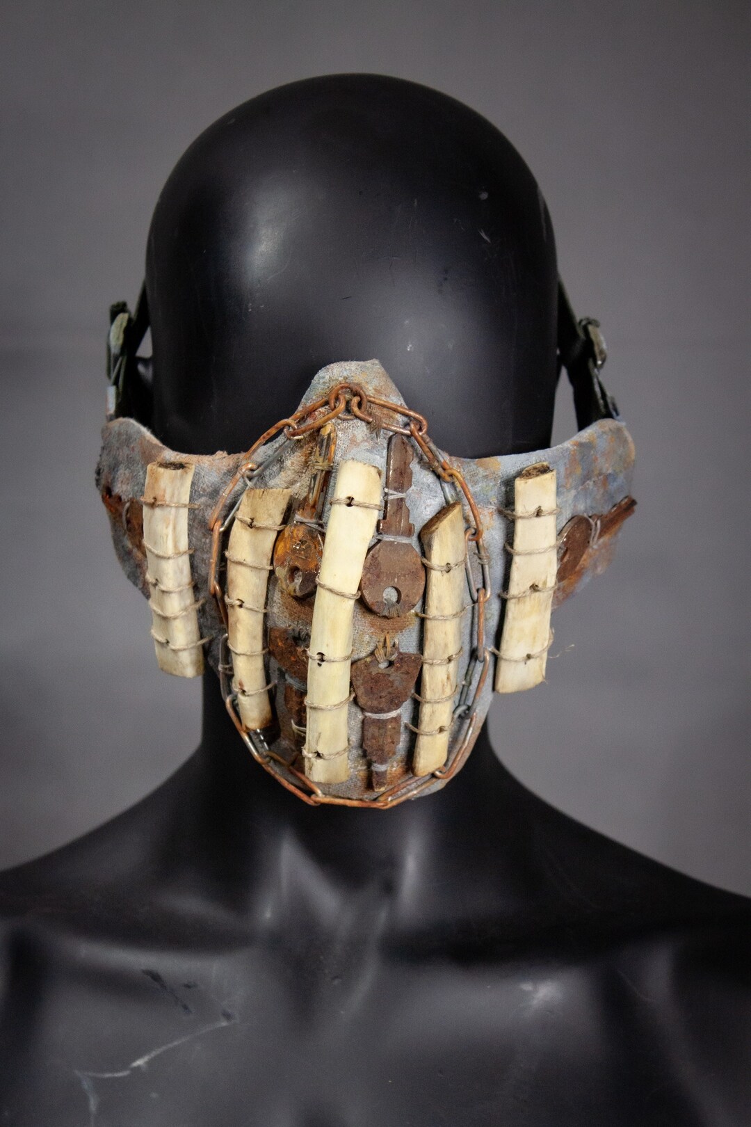 Wasteland Face Shield Savage Invader Mask Mad Max Costume Post ...