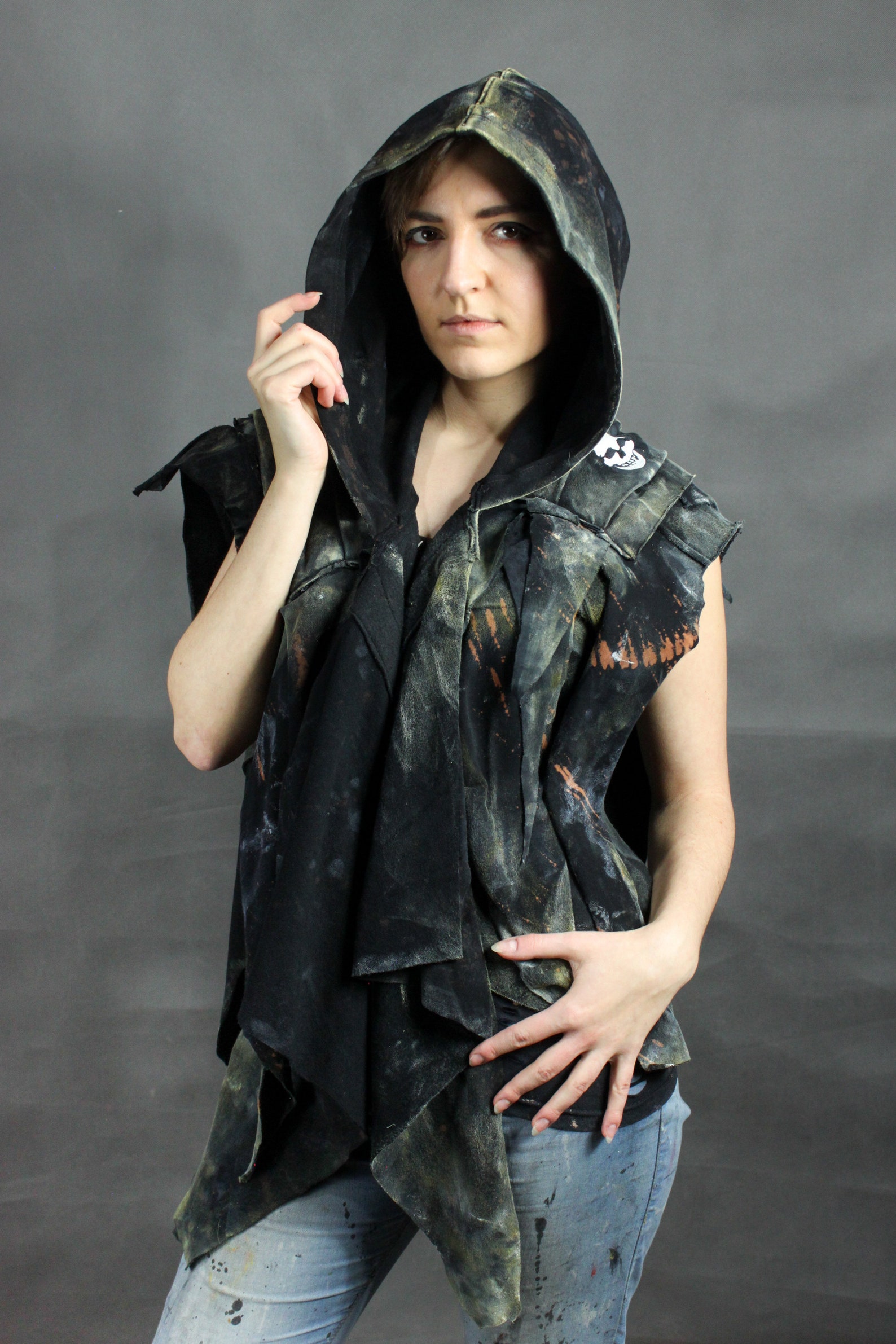 Post Apocalyptic Cowl Postapoc Hood Dystopia Hood - Etsy