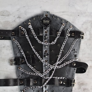 Post Apocalyptic Spiked Bracer - Wasteland Armor - Leather Arm Bracers ...