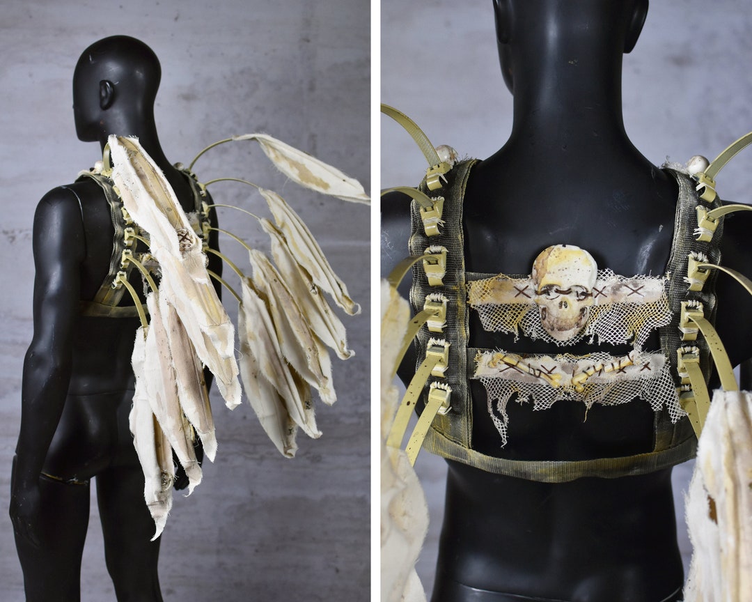 Burning Man Mens Outfit Post Apocalyptic Desert Wings Wasteland ...