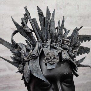 Post-apocalyptic EVA Foam Crown - Industrial Gothic Cosplay Headpiece ...
