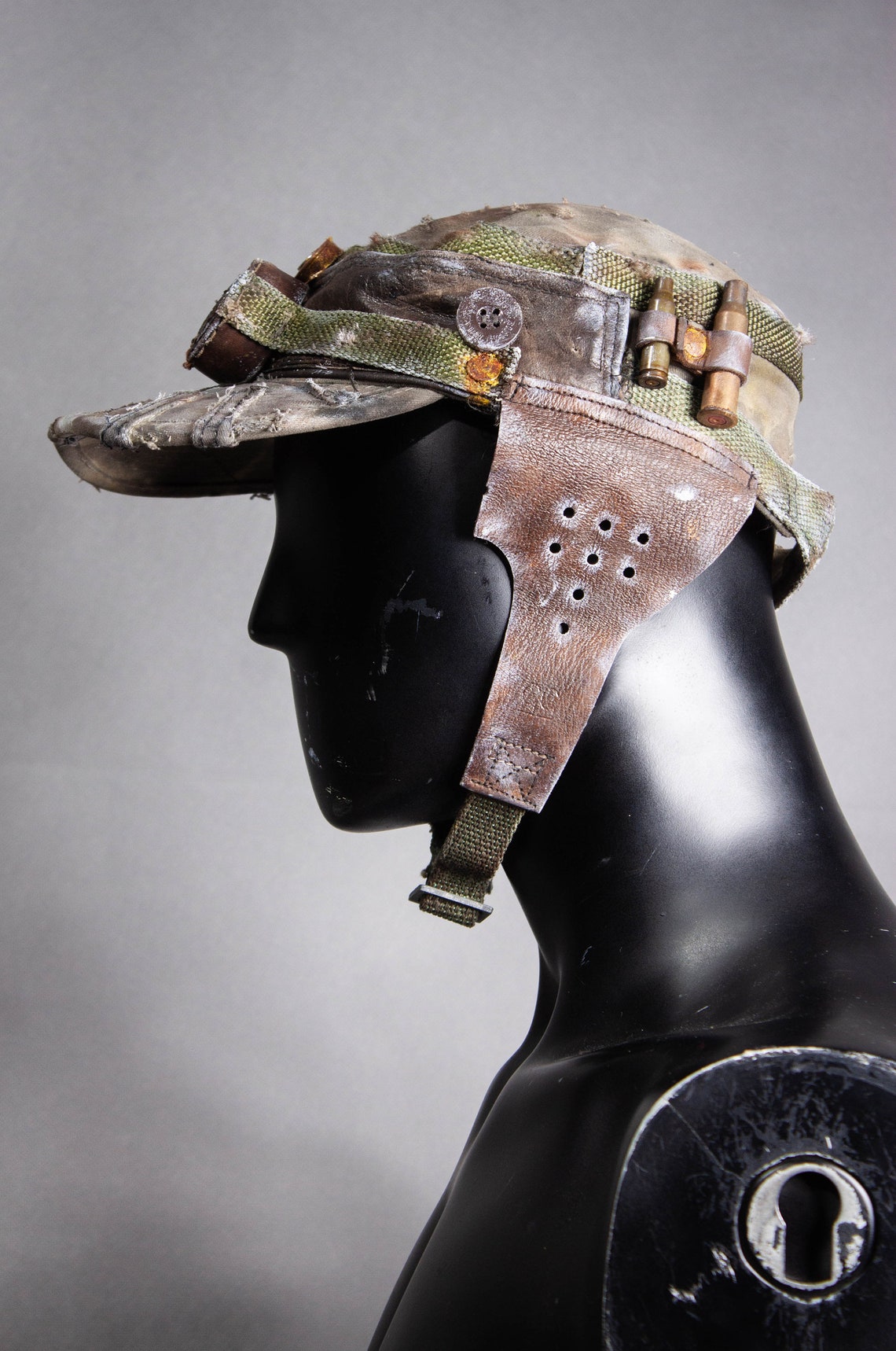 Postapoc Cap Military Style Cap Wasteland LARP Headpiece - Etsy