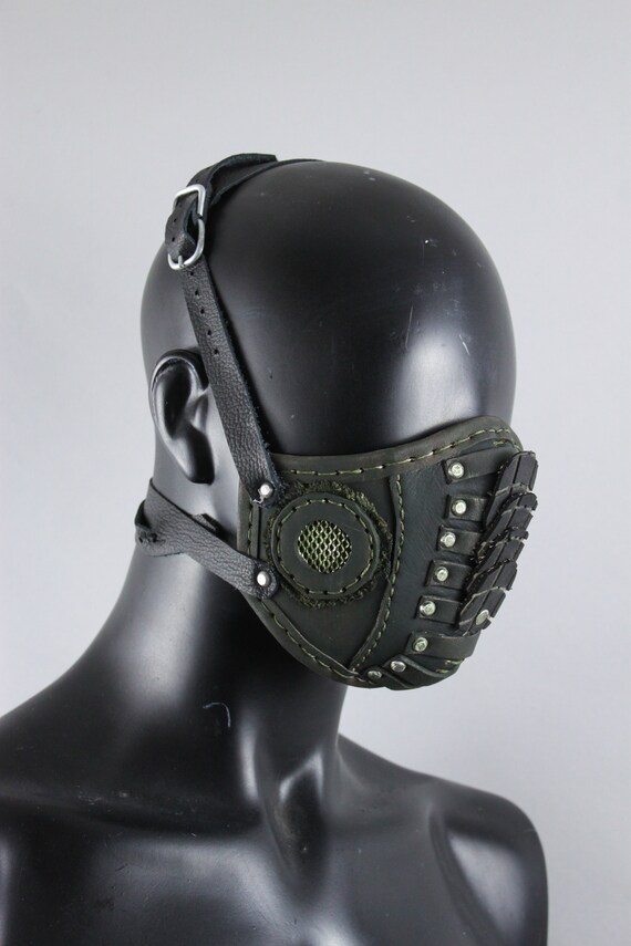 Post Apocalyptic Mask Handmade Mask Leather LARP Prop | Etsy