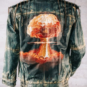 Atomic Leather Jacket - Post Apocalyptic Attire - Wasteland Wear ...