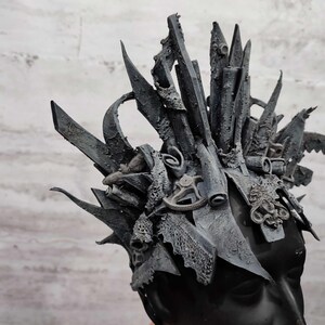 Post-apocalyptic EVA Foam Crown - Industrial Gothic Cosplay Headpiece ...