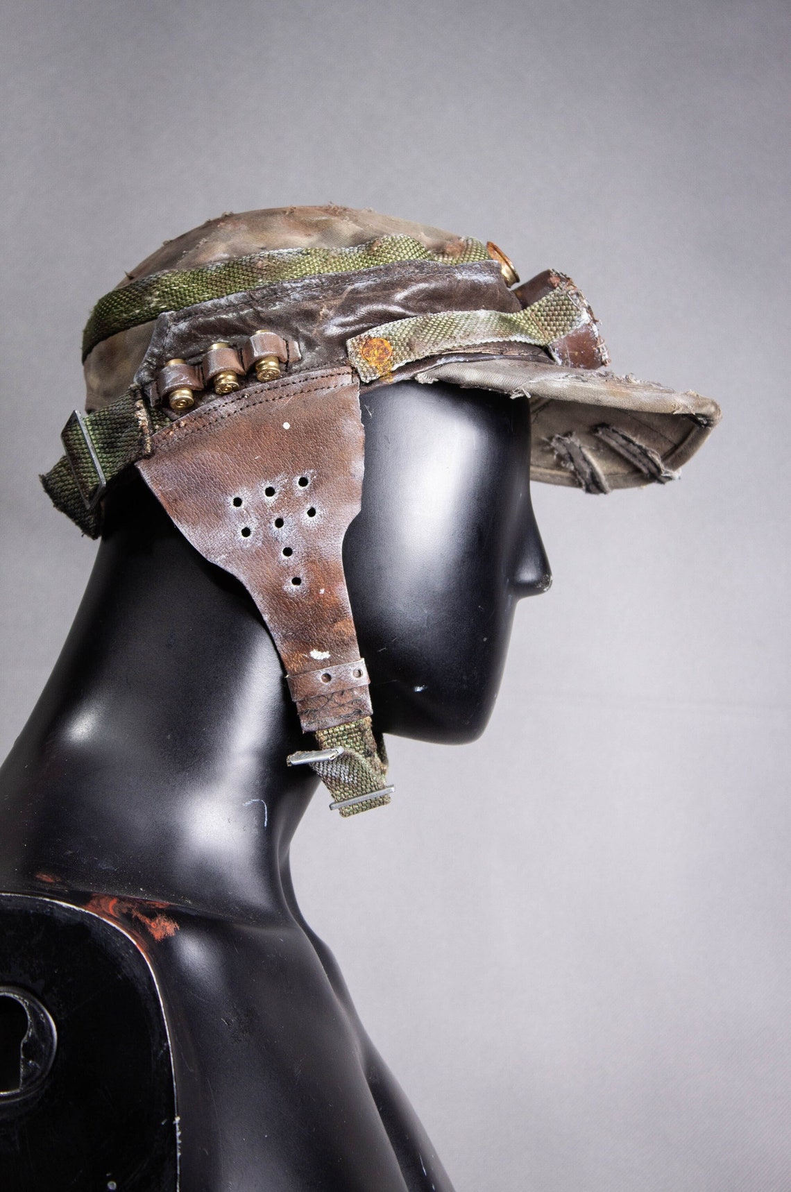 Postapoc Cap Military Style Cap Wasteland LARP Headpiece - Etsy