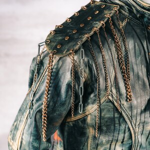 Atomic Leather Jacket - Post Apocalyptic Attire - Wasteland Wear ...
