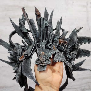 Post-apocalyptic EVA Foam Crown - Industrial Gothic Cosplay Headpiece ...