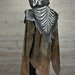 Apocalyptic Halloween Coat Human Skull Hood Skeleton Tunic - Etsy