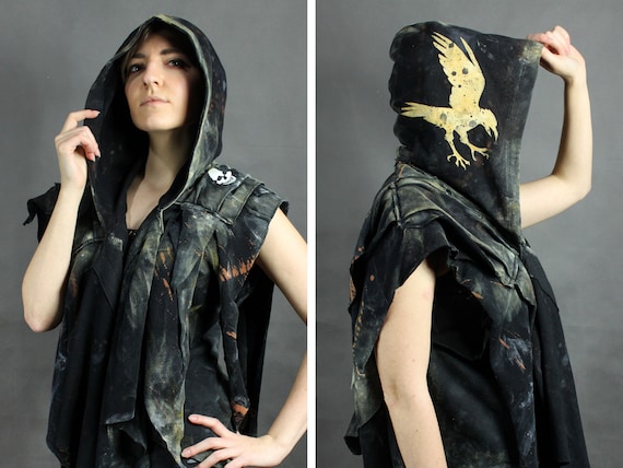 Post Apocalyptic Cowl Postapoc Hood Dystopia Hood - Etsy