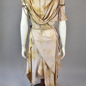 Wasteland Queen Gown - Post Apocalyptic Costume - White Festival Dress ...