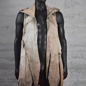 Post Apocalyptic Cape - Layered Postapoc Vest - Wasteland Nomad Hood ...