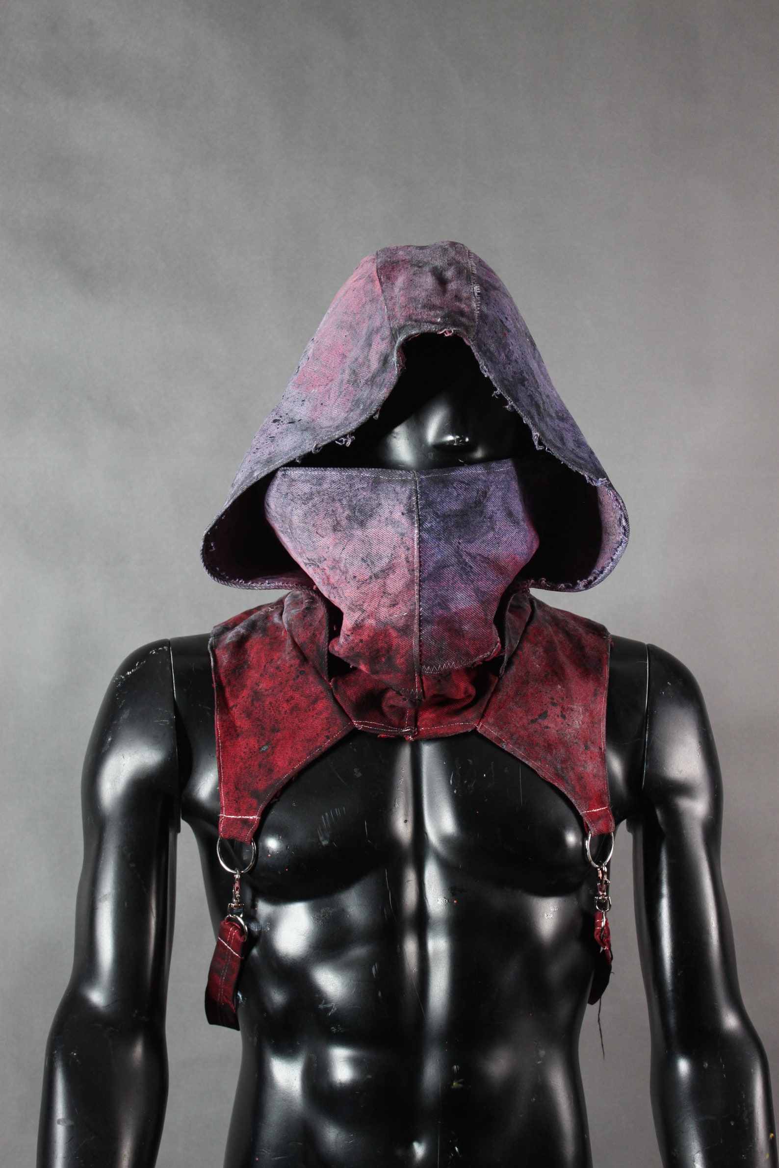 Post Apocalyptic Hood Evil Eye Hood Psytrance Hood | Etsy