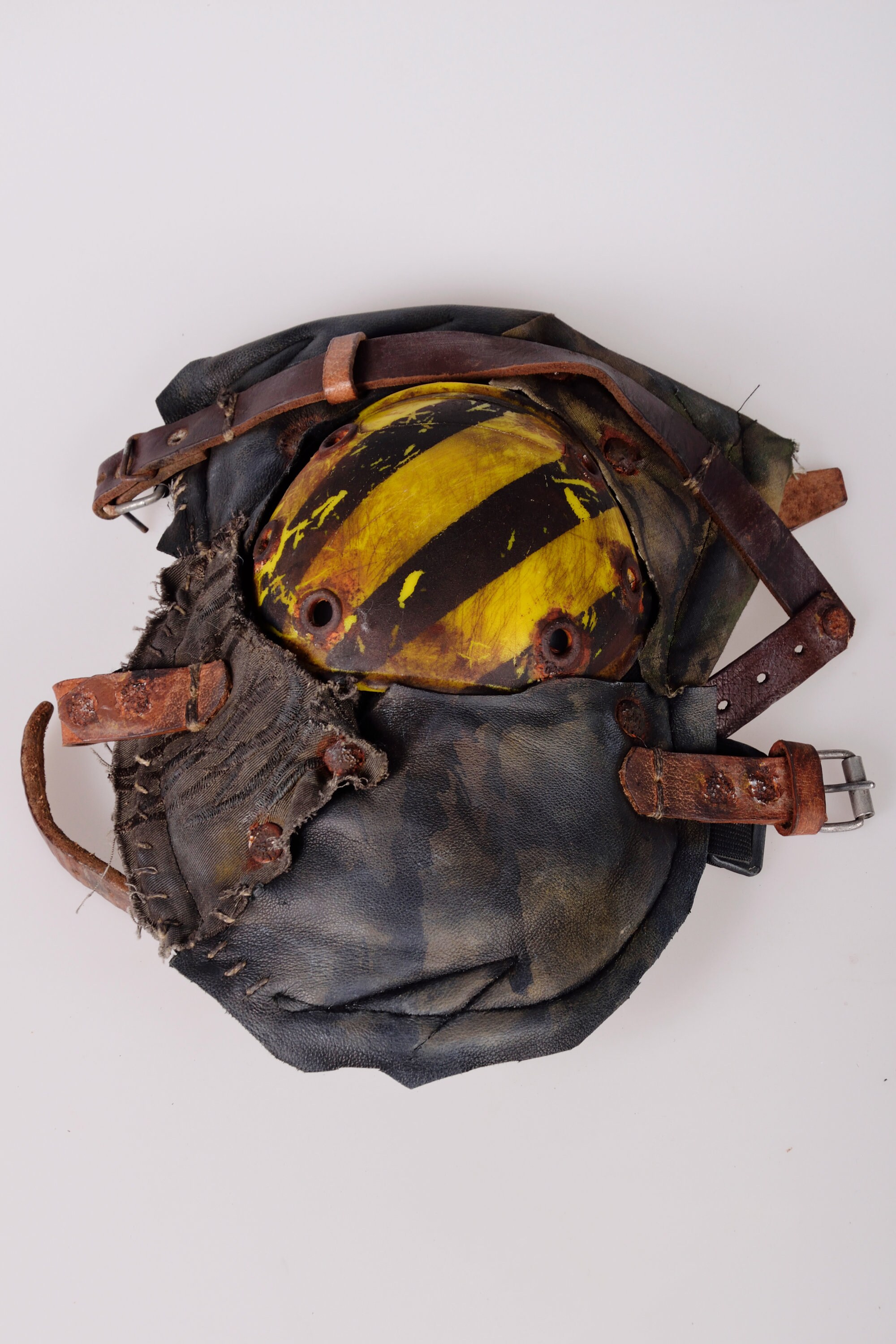 Biohazard Knee Pads Mad Max Prop Armor Rusty Knee Pads | Etsy