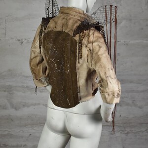 Distressed Denim Jacket - Wasteland Costume - Post Apocalyptic Outfit ...