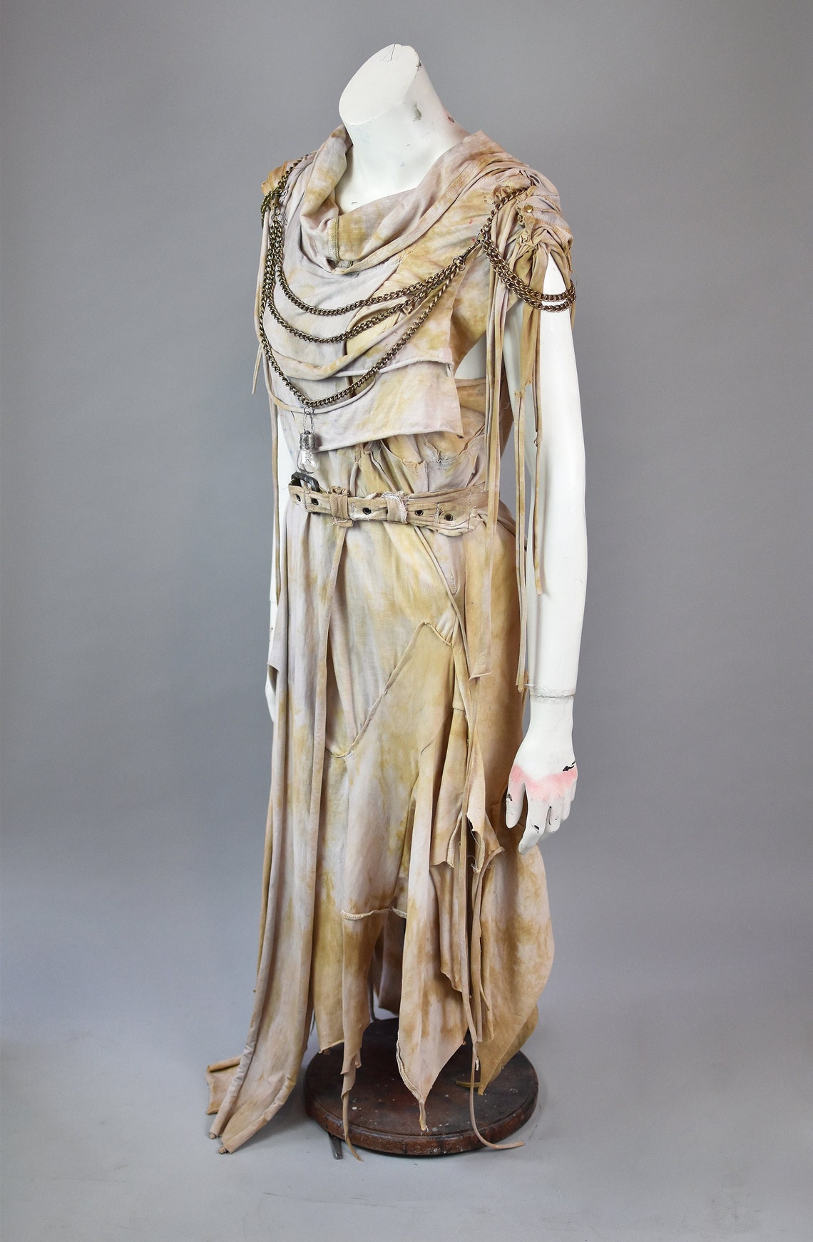 Wasteland Queen Gown Post Apocalyptic Costume White - Etsy