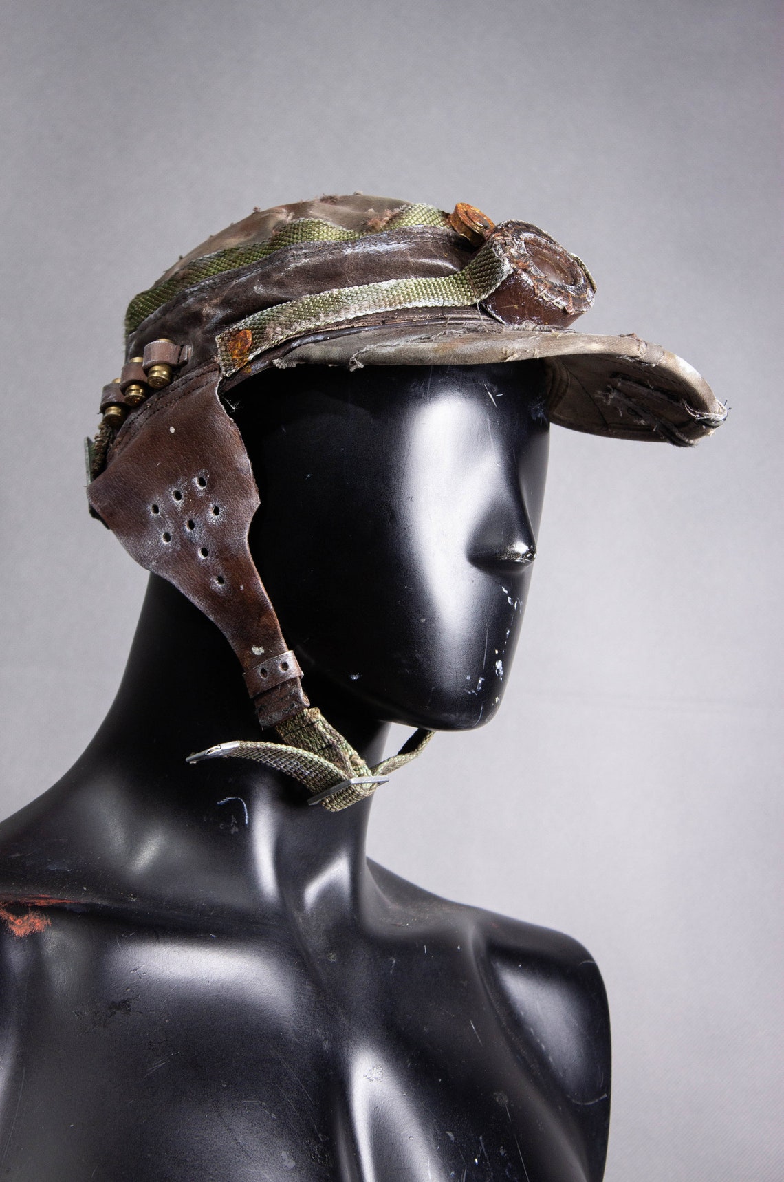 Postapoc Cap Military Style Cap Wasteland LARP Headpiece - Etsy