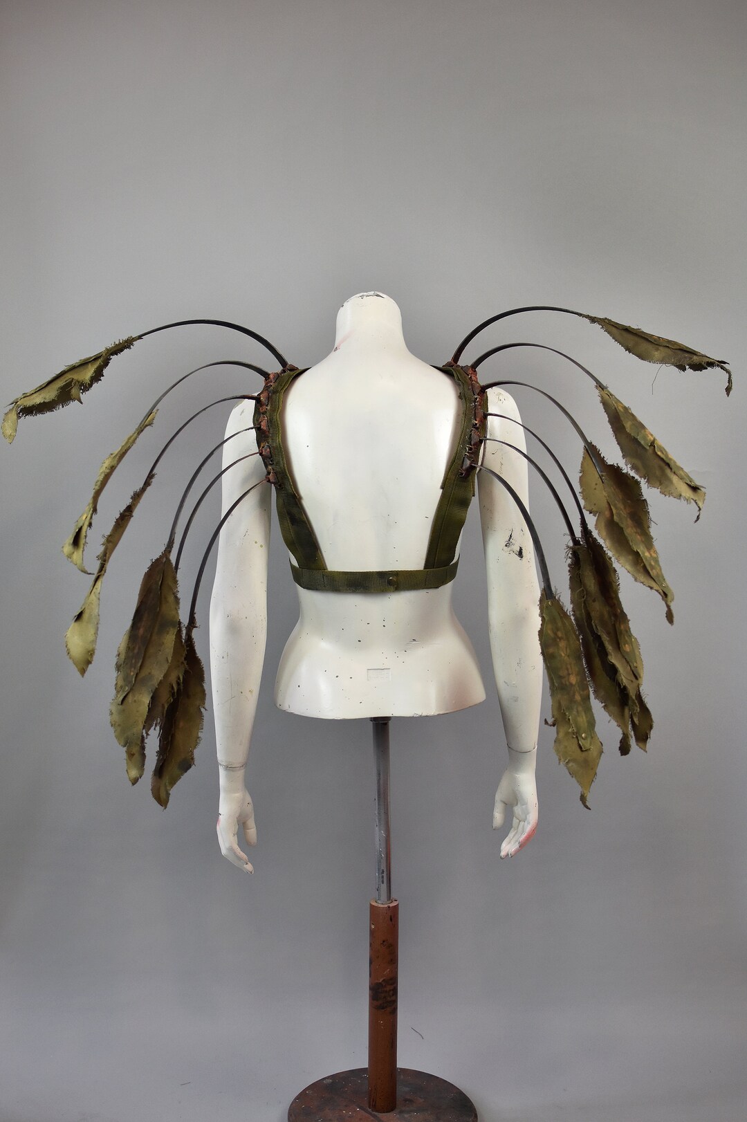 Post-apocalyptic Tattered Wings – Handmade Dystopian Costume Harness ...