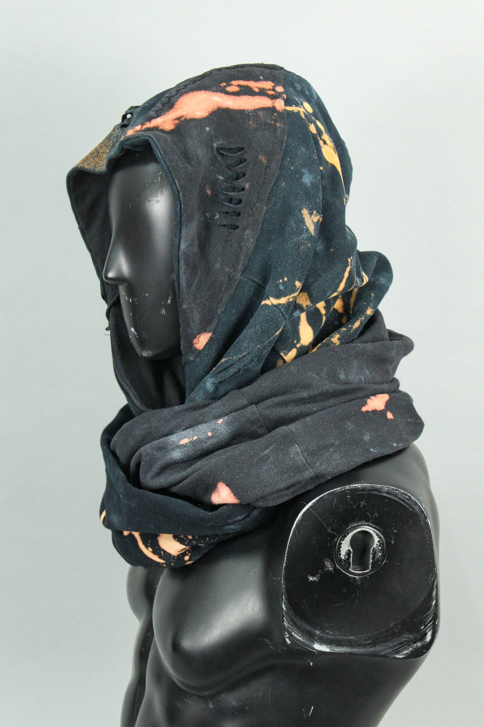 Post Apocalyptic Hood Urban Rebel Scarf Handmade Head - Etsy UK