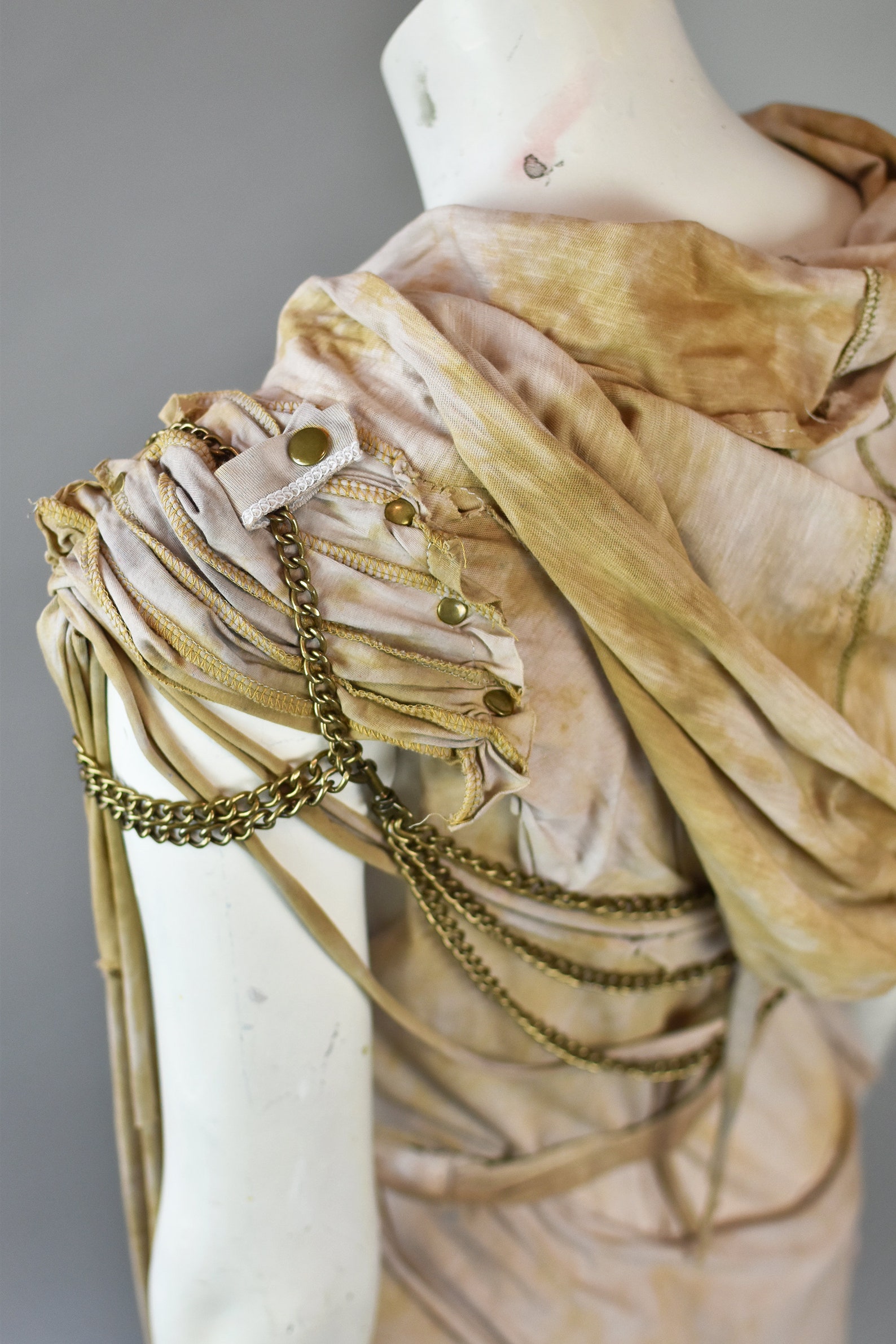 Wasteland Queen Gown Post Apocalyptic Costume White - Etsy