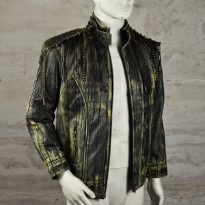 Atomic Leather Jacket - Post Apocalyptic Attire - Wasteland Wear ...