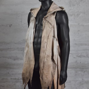 Post Apocalyptic Cape - Layered Postapoc Vest - Wasteland Nomad Hood ...