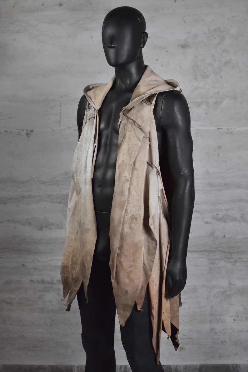 Post Apocalyptic Cape Layered Postapoc Vest Wasteland - Etsy
