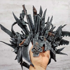 Post-apocalyptic EVA Foam Crown - Industrial Gothic Cosplay Headpiece ...