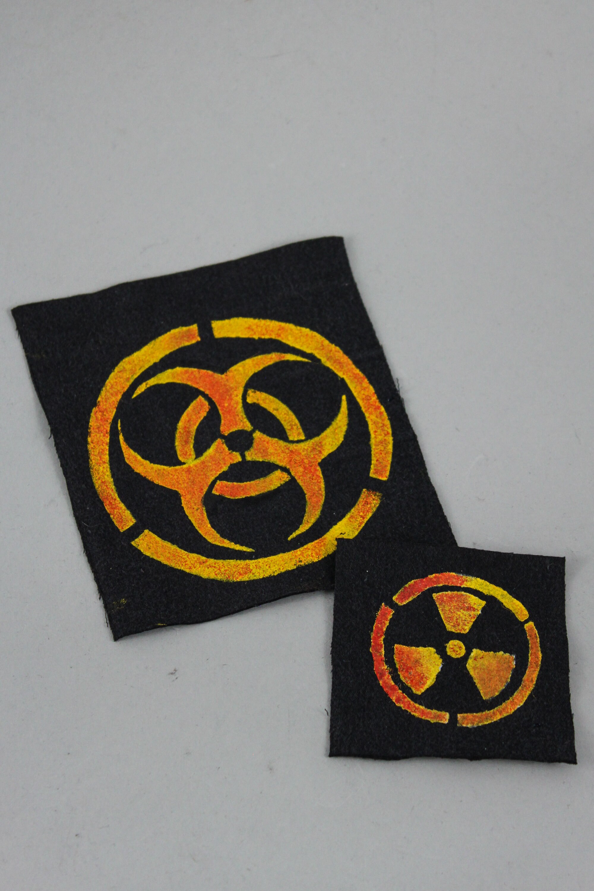Post Apocalyptic Patch Biohazard Symbol Postapoc Accessory - Etsy